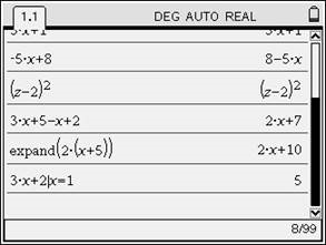 Texas Instruments TI-Nspire CAS Manual | ManualsLib