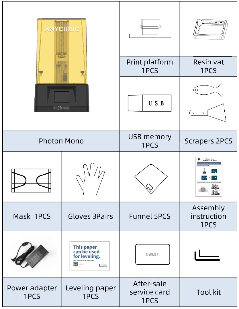 ANYCUBIC PHOTON MONO Manual | ManualsLib