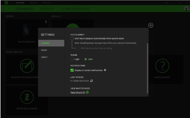 RAZER OROCHI V2 Manual | ManualsLib
