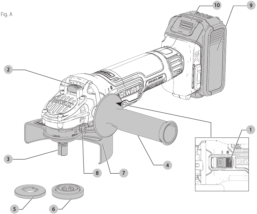 DeWalt DCG405, DCG405B Manual | ManualsLib
