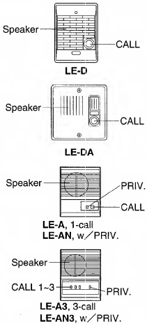 Aiphone LEF Series, LEF-3, LEF-5, LEF-10, LEF-10S Manual | ManualsLib
