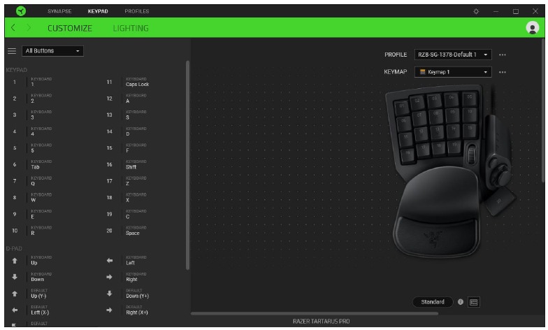 RAZER TARTARUS PRO Manual | ManualsLib