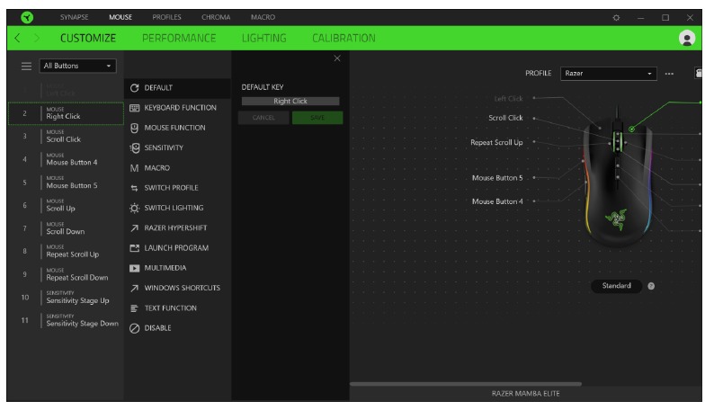 Razer MAMBA ELITE Manual | ManualsLib