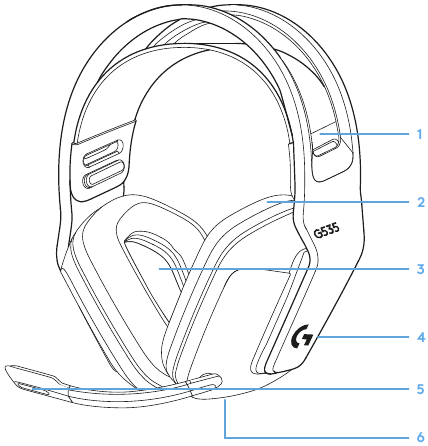 Logitech LIGHTSPEED G535 Manual | ManualsLib