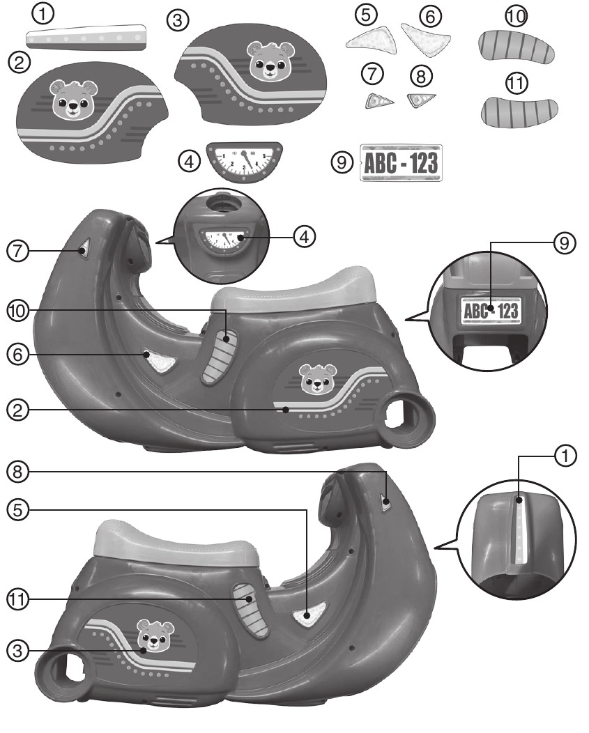 VTech 2-in-1 Map & Go Scooter 5723 Manual | ManualsLib