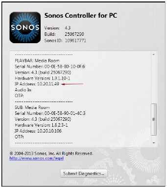 Sonos CONNECT:AMP (ZonePlayer 120) Manual | ManualsLib
