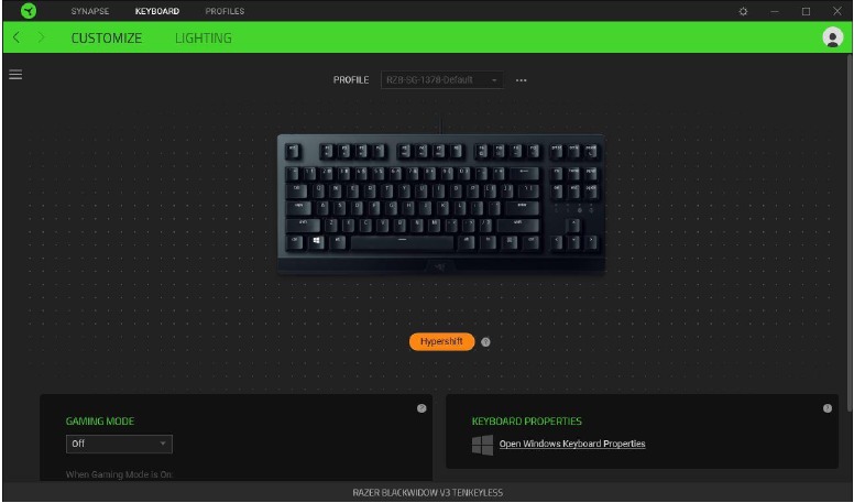 RAZER BLACKWIDOW V3 TENKEYLESS Manual | ManualsLib