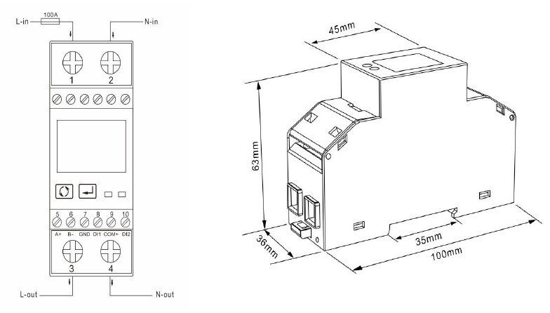 Eastron SDM230 Series, SDM230-Bi, SDM230-DR Manual | ManualsLib