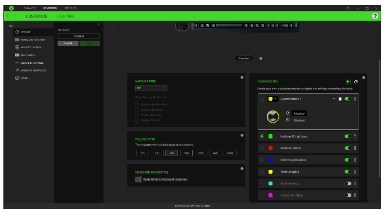 Razer BLACKWIDOW V4 PRO Manual | ManualsLib
