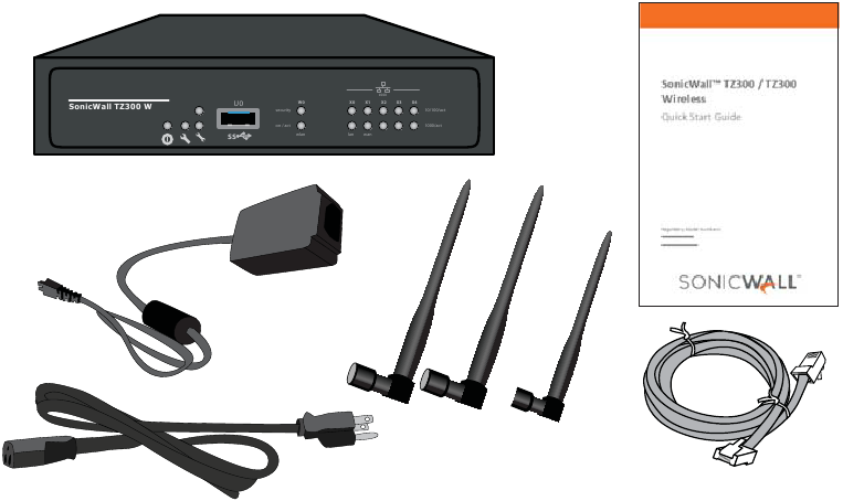 SonicWALL TZ300, TZ300 Wireless Manual | ManualsLib