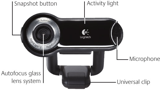 Logitech QuickCam Pro 9000 Manual | ManualsLib