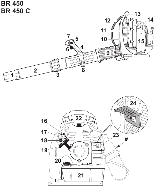 Stihl BR 450, BR 450 C Manual | ManualsLib