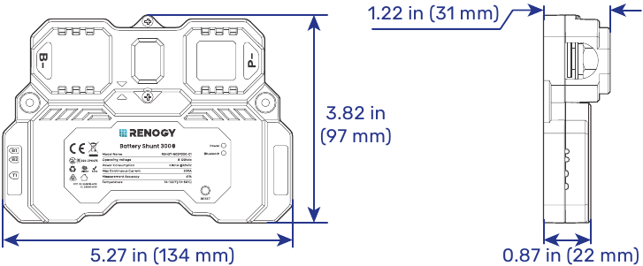 Renogy Battery Shunt 300 (RSHST-B02P300-G1) Manual | ManualsLib