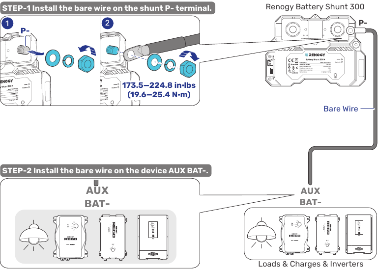 Renogy Battery Shunt 300 (RSHST-B02P300-G1) Manual | ManualsLib