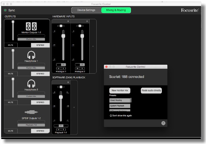 Focusrite Scarlett 18i8 Manual | ManualsLib