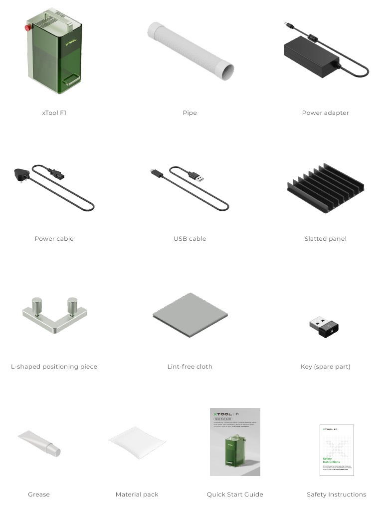 Xtool F1 (MXF-K001-LG4) Manual | ManualsLib