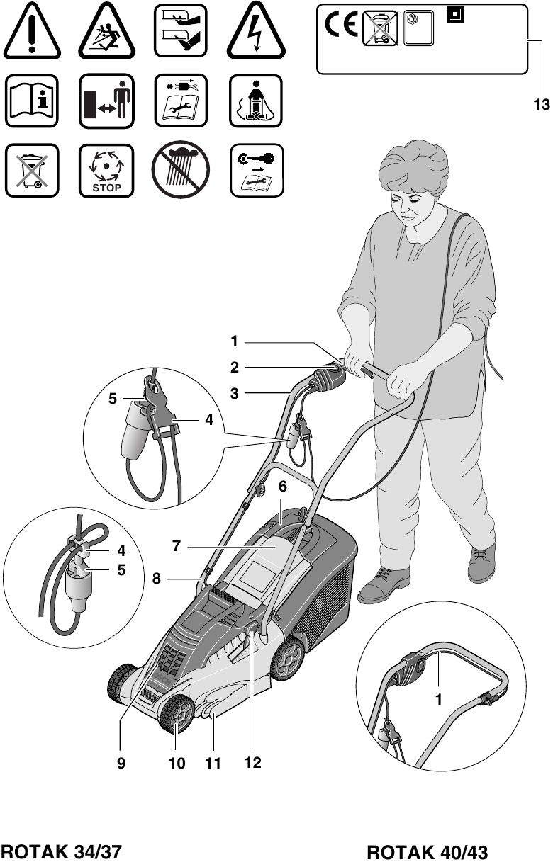 Bosch ROTAK 34 / 37 / 40 / 43 Manual | ManualsLib