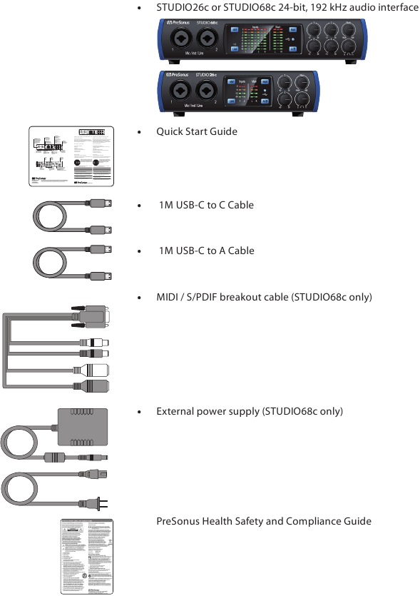PreSonus Studio 68c Manual | ManualsLib