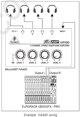 Behringer MicroAMP HA400 Manual | ManualsLib