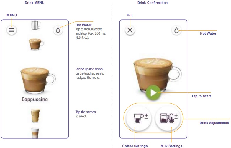 Nespresso CREATISTA PRO Manual | ManualsLib