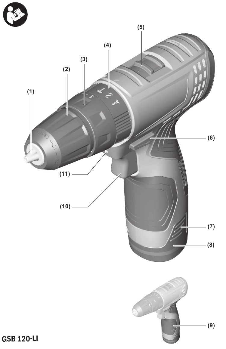 Bosch Professional GSR 120-LI / GSB 120-LI Manual | ManualsLib