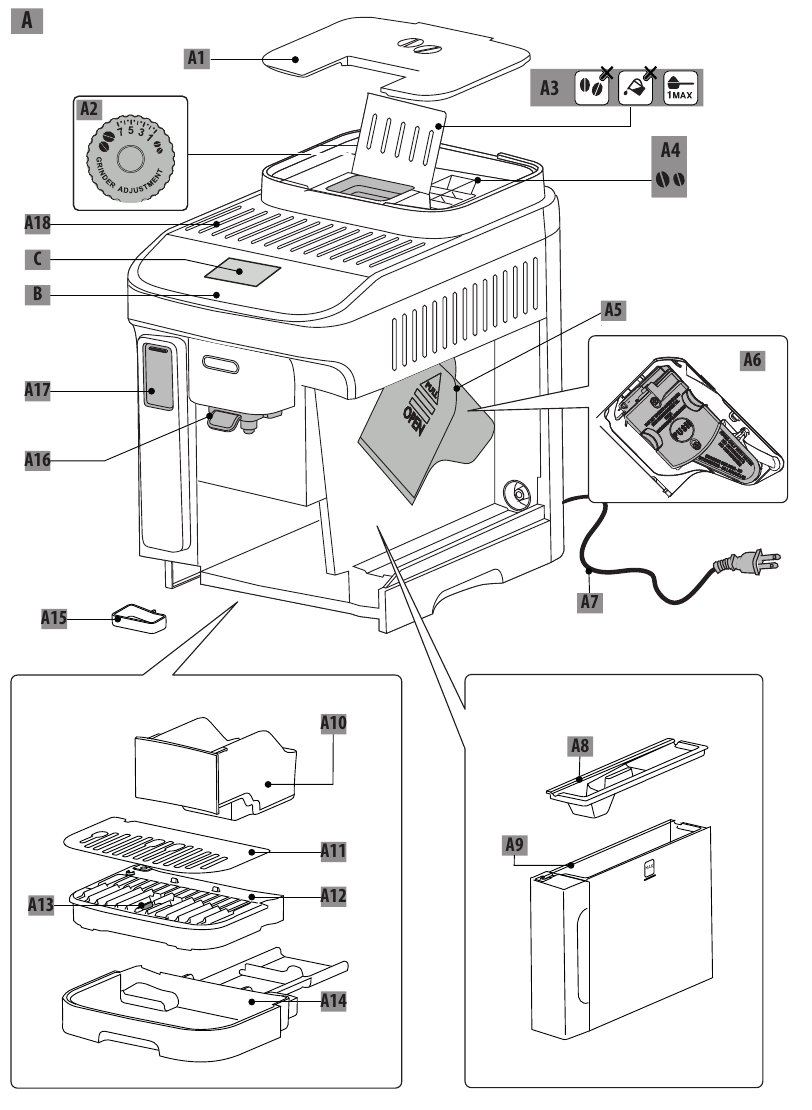 DeLonghi MAGNIFICA EVO NEXT ECAM31080 / ECAM31080SB Manual | ManualsLib