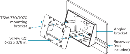 Crestron TSW-770 / TSW-1070 Series, TSW-770-MSMK-ANG, TSW-1070-MSMK-ANG ...