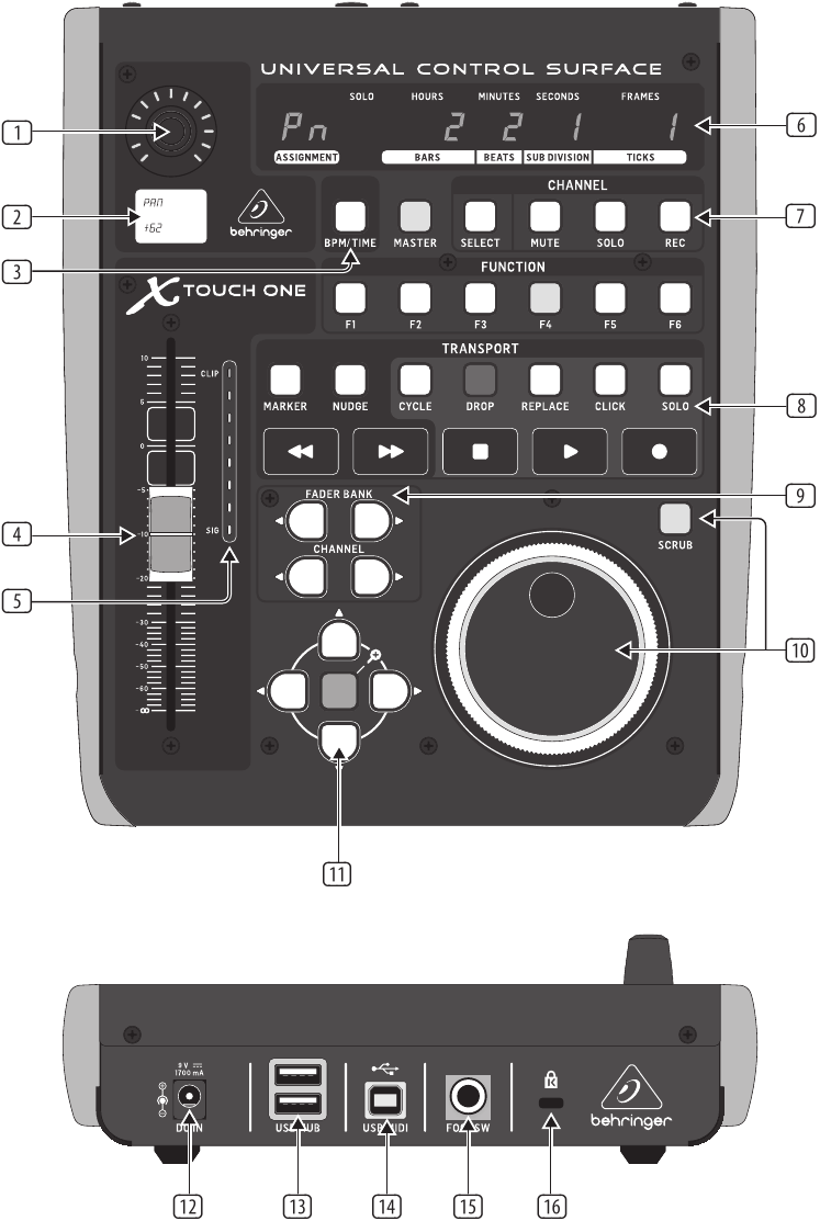 Behringer X-TOUCH ONE Manual | ManualsLib