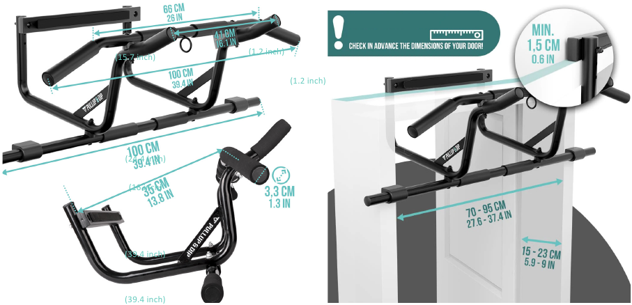 Pullup & Dip Doorway Pull-Up Bar Manual | ManualsLib