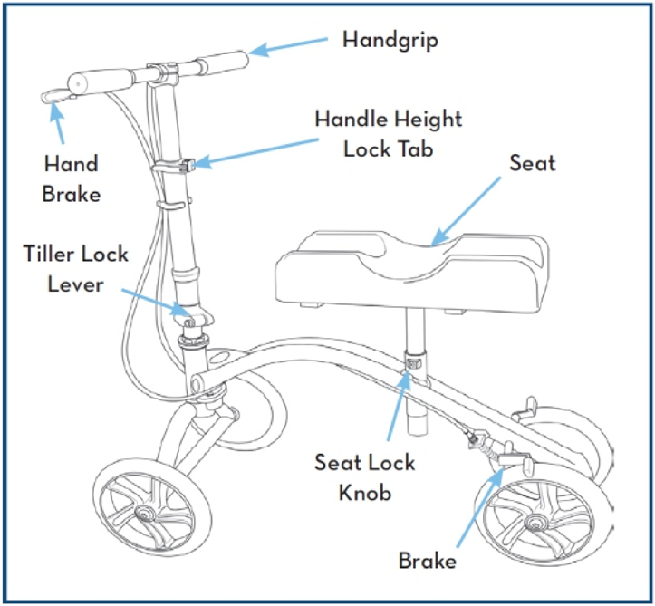 Drive Steerable Knee Walker Manual | ManualsLib