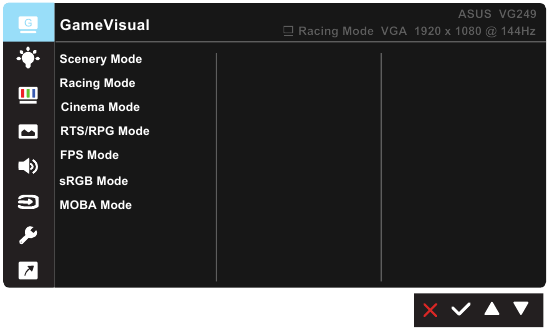 Asus VG249 Series, VG249Q Manual | ManualsLib