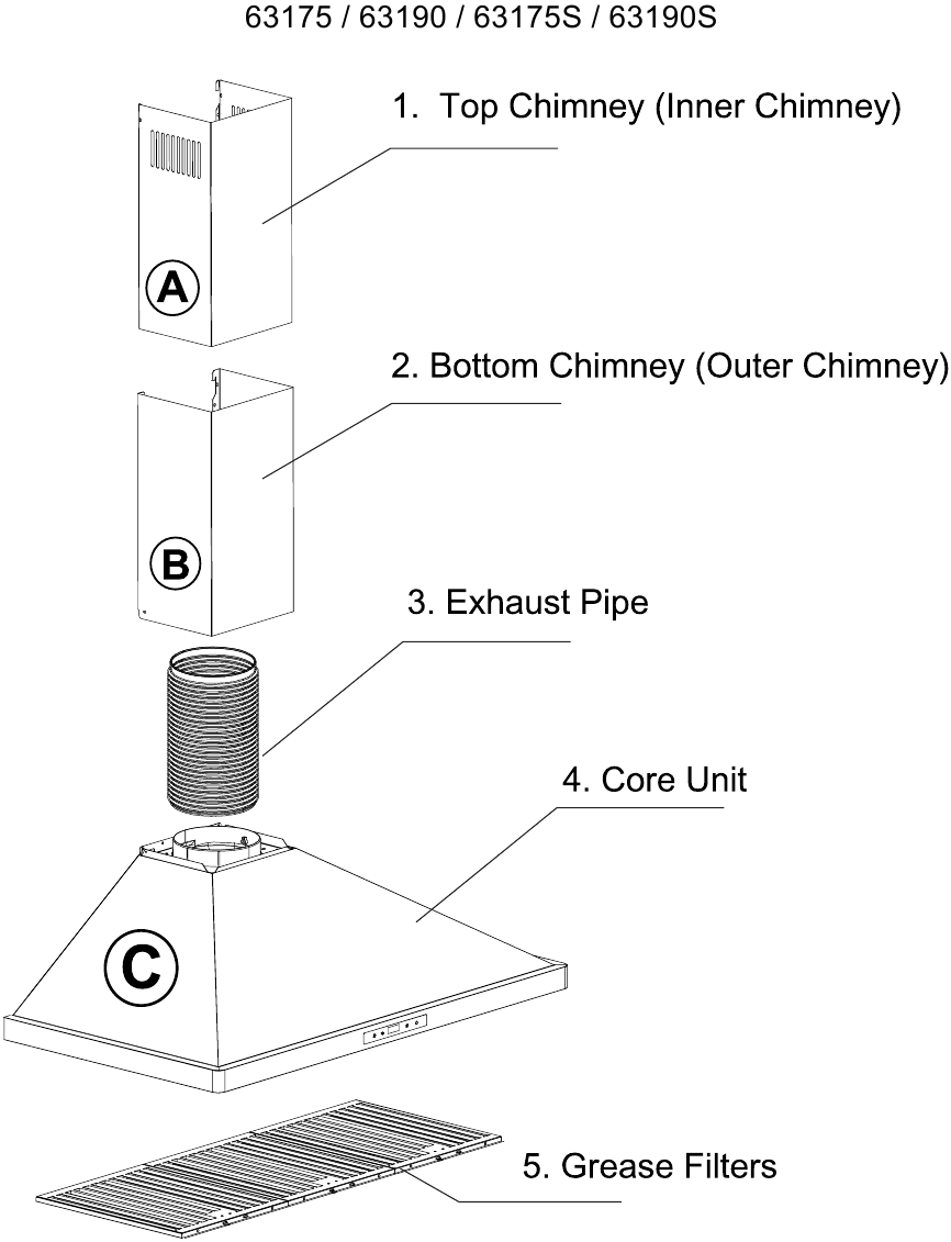 Cosmo COS-6324EWH, COS-63175, COS-63190, COS-63175S, COS-63190S Manual ...