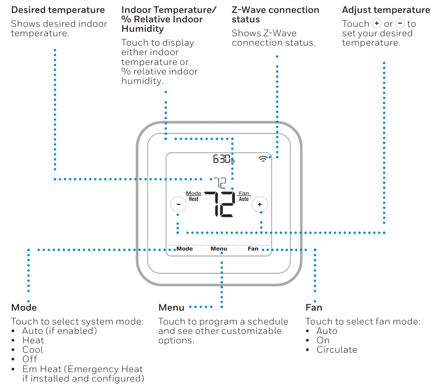 Honeywell Home T6 Pro Z-Wave Manual | ManualsLib