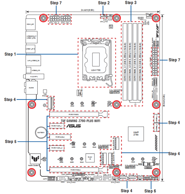 Asus TUF GAMING Z790-PLUS WIFI Manual | ManualsLib