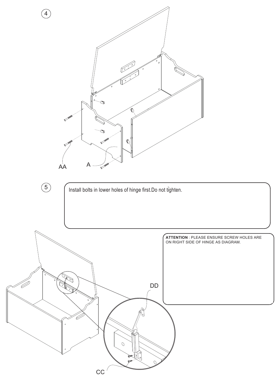 Delta Children TOY BOX Manual | ManualsLib