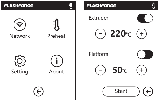 FLASHFORGE 3D PRINTER Adventurer 3, SZ16-ZN/EN-A04 Manual | ManualsLib