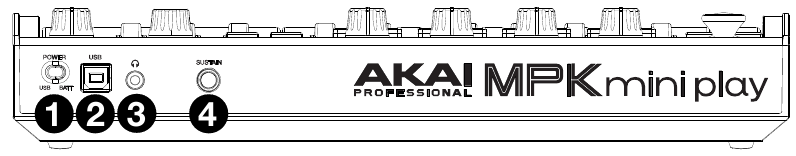 Akai Professional MPK mini play mk3 Manual | ManualsLib