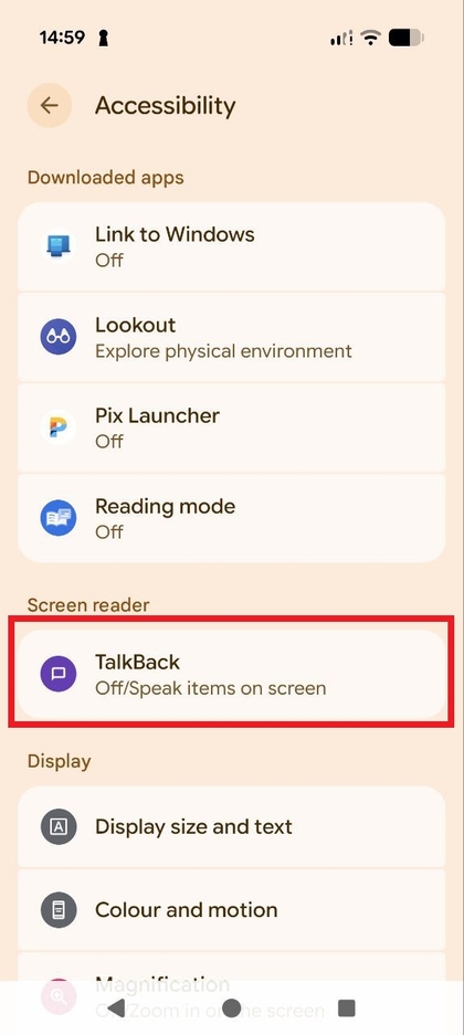 Google Pixel 10 Pro - Step-by-Step: Enable or Disable Talkback | ManualsLib