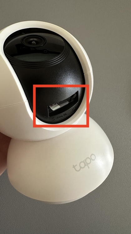 How to Insert a Micro SD Card into Your TP-Link Tapo C200 Camera ...
