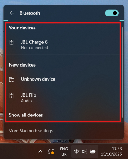 How to Pair JBL Flip 7 with Your Windows PC or Laptop | ManualsLib