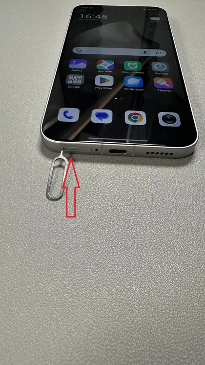 How to Insert a SIM Card into Xiaomi 15T Pro | ManualsLib