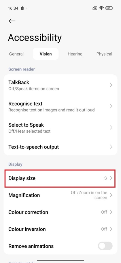 How to Change Display Size on Xiaomi 15T Pro | ManualsLib