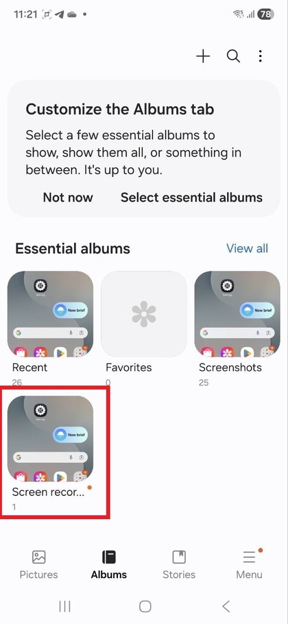 How to Screen Record on Samsung Galaxy S25 FE | ManualsLib