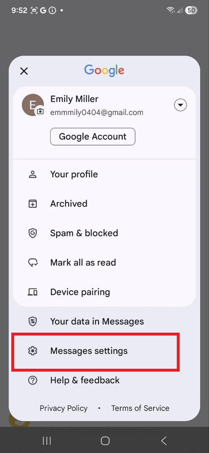 Samsung Galaxy S25 FE: How to Manage RCS Chats Settings | ManualsLib