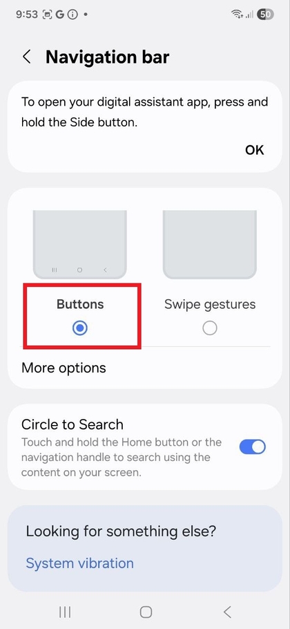 How to Switch Between Navigation Gestures and Buttons on Samsung Galaxy ...