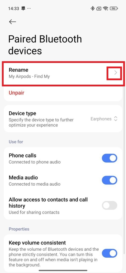 How to Rename Apple AirPods Pro 3 on Android | ManualsLib