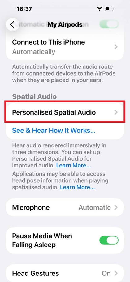 Apple AirPods Pro 3 - How to Set Up Spatial Audio | ManualsLib