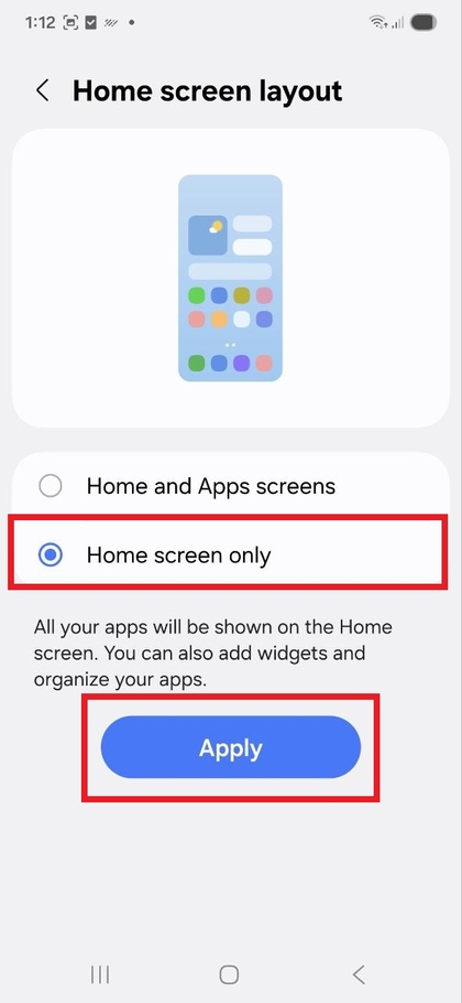 Samsung Galaxy S25 FE: How to Change Home Screen Layout | ManualsLib