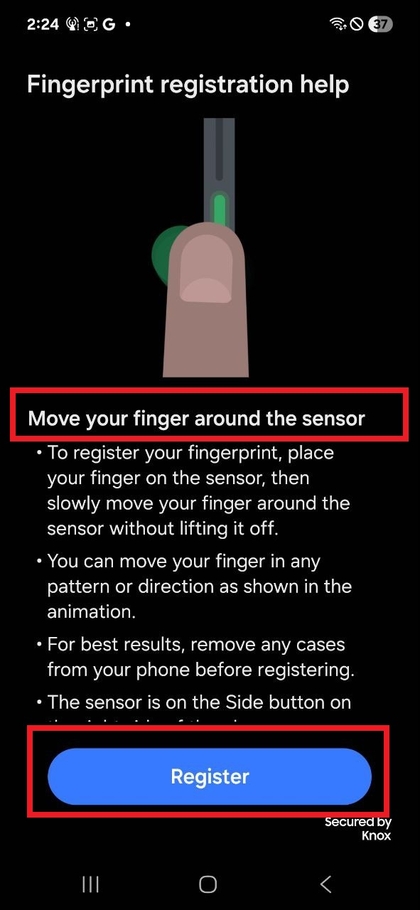 Samsung Galaxy A17 5G - How to Set Up Fingerprint | ManualsLib