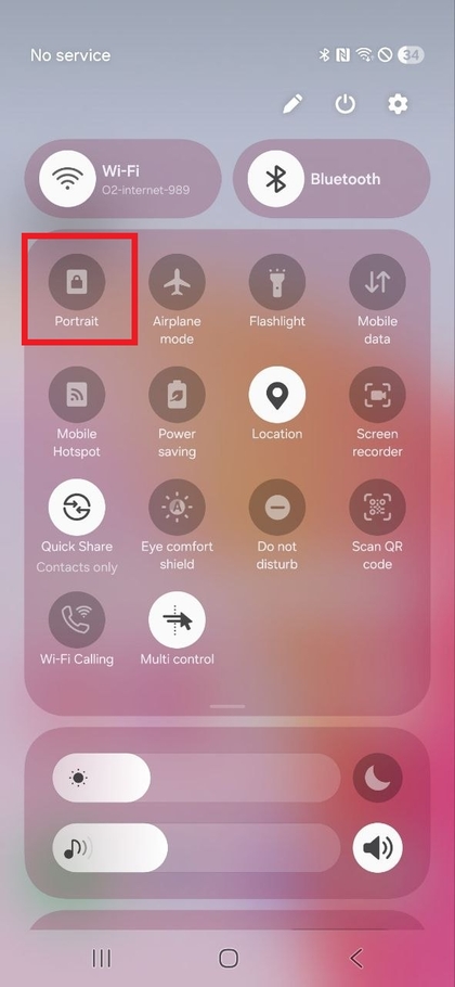 Samsung Galaxy A17 5G - How to Enable or Disable Auto Rotate | ManualsLib